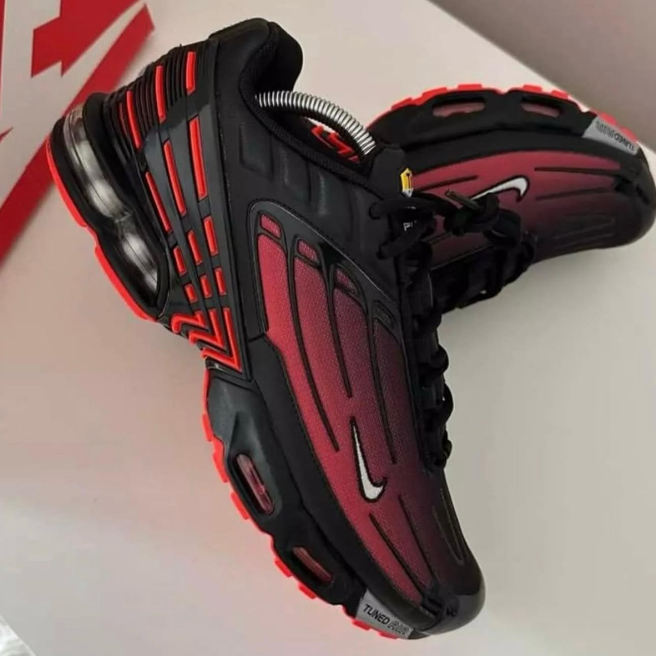 NIKEE AIRMAX PLUS 3 BLACK RED - Premium Online Shopping for Men & Women